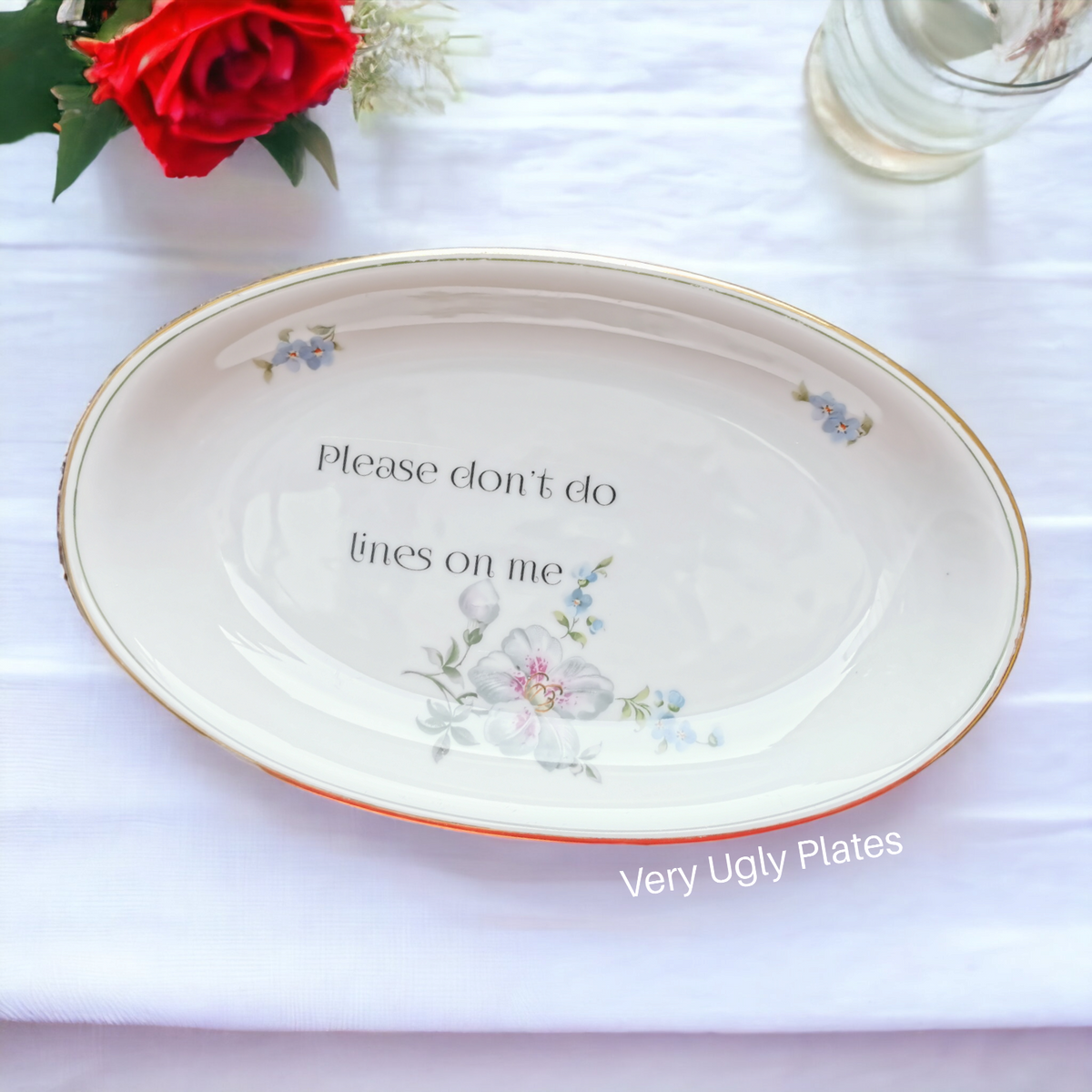 Lines dishwasher safe plates – Very Ugly Plates