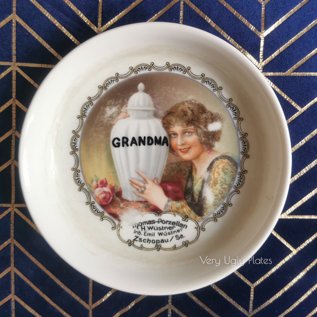 grandma wall plate – Very Ugly Plates